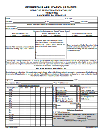 Become A Member – Red Rose Repeater Association